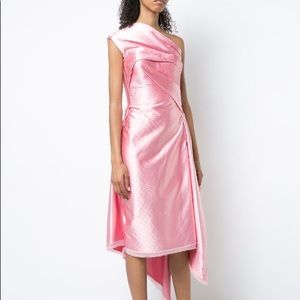 Dresses | Rubin Singer Pink Asymmetrical Dress | Poshmark